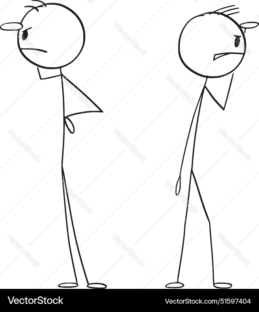 People looking or searching for something cartoon Vector Image