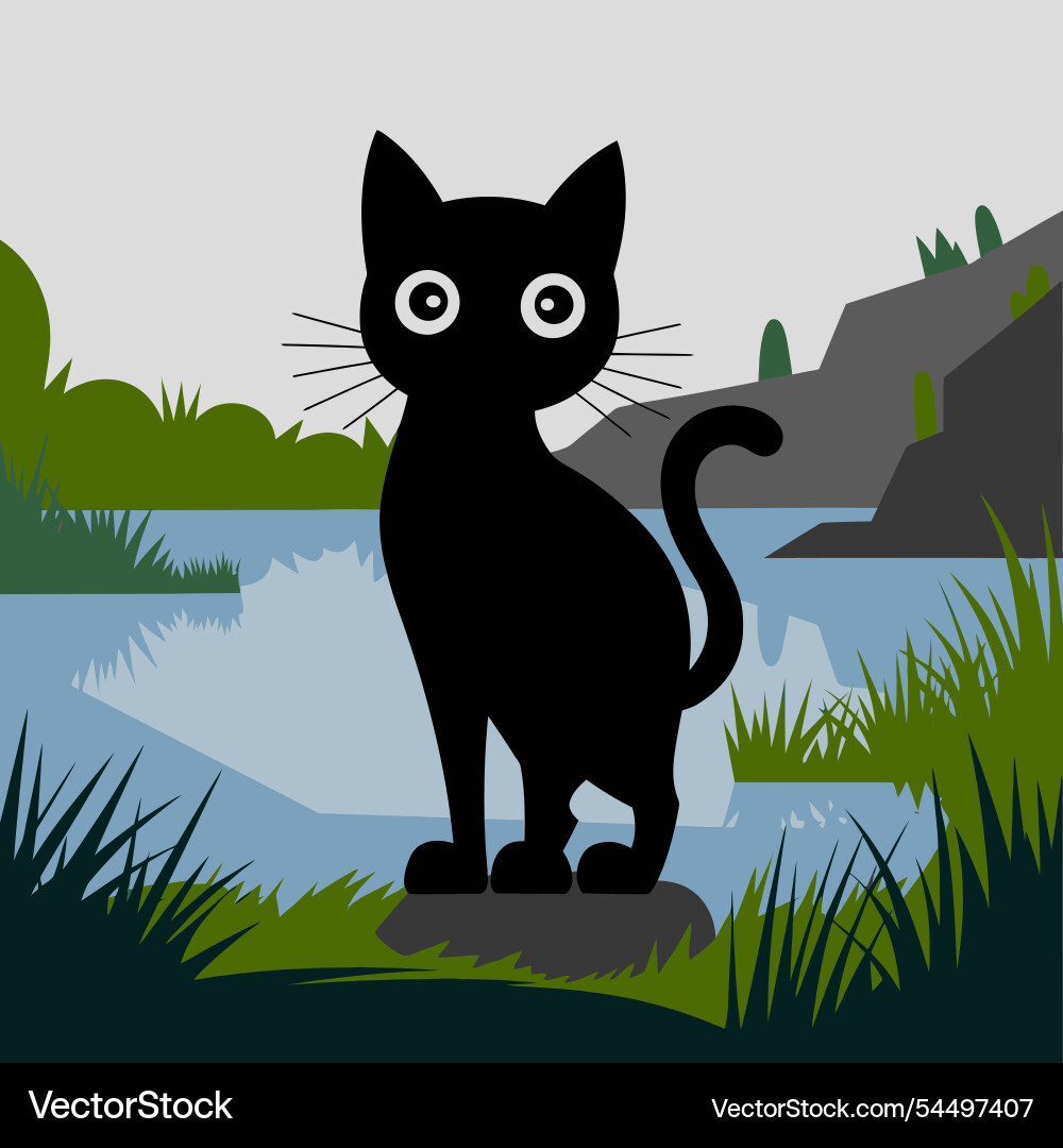 Cat icon design with background Royalty Free Vector Image