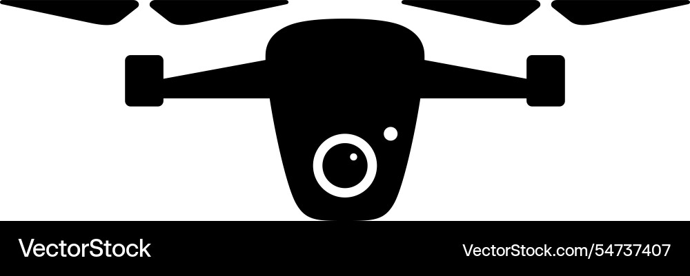 Drone icon design flying Royalty Free Vector Image