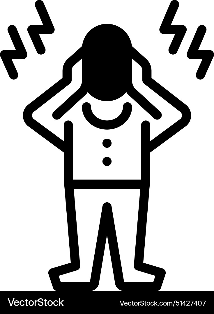 Panic attack Royalty Free Vector Image - VectorStock