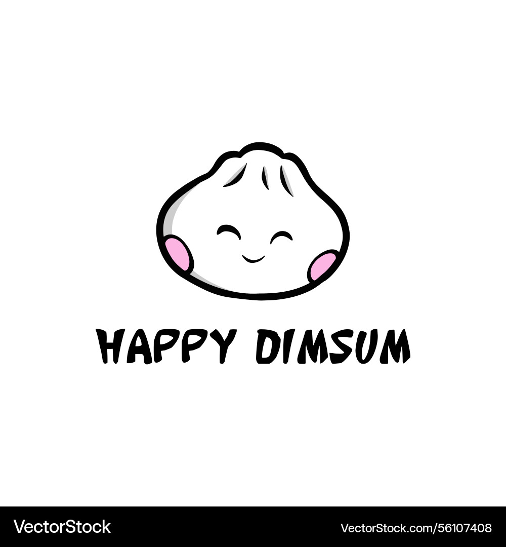 Dimsum logo Royalty Free Vector Image - VectorStock