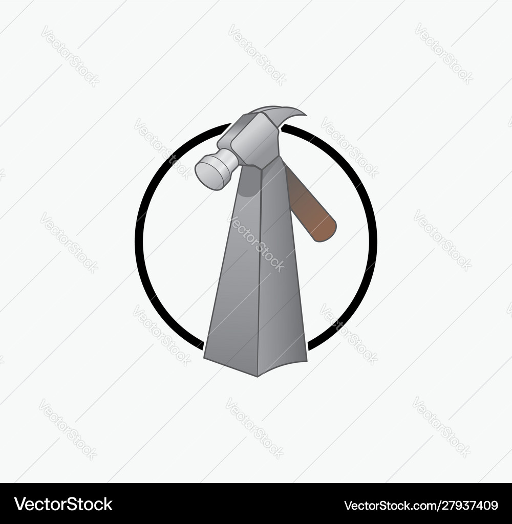 Hammer trophy Royalty Free Vector Image - VectorStock