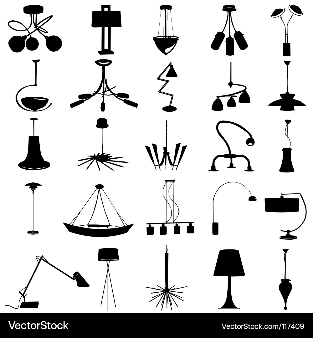 Modern lighting Royalty Free Vector Image - VectorStock