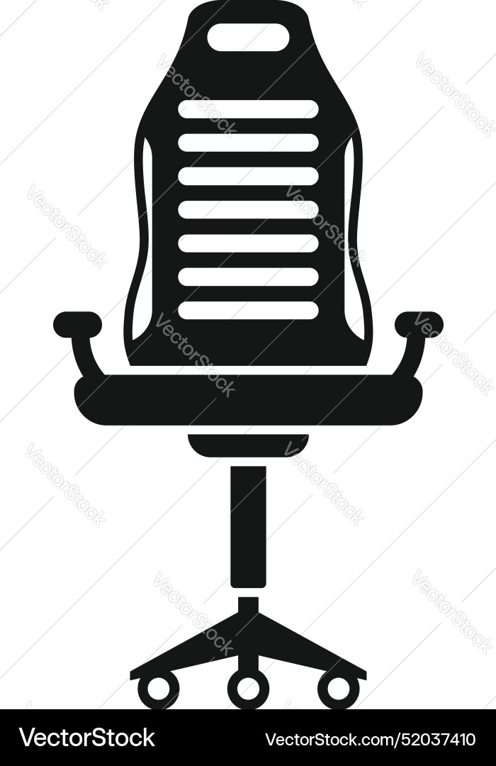 Modern office chair providing ergonomic support Vector Image