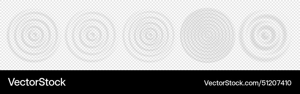 Ripple water top view Royalty Free Vector Image