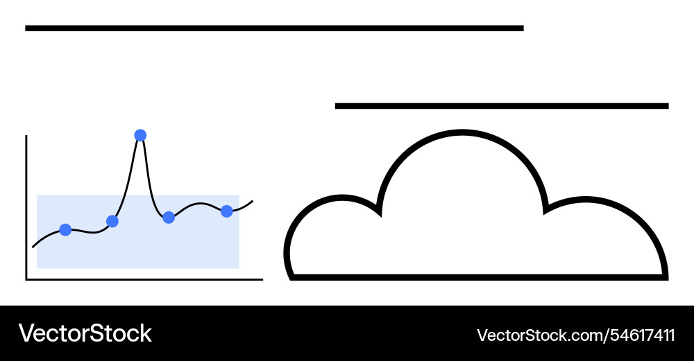 Graph analysis and cloud computing bridging data – Royalty-Free Vector ...