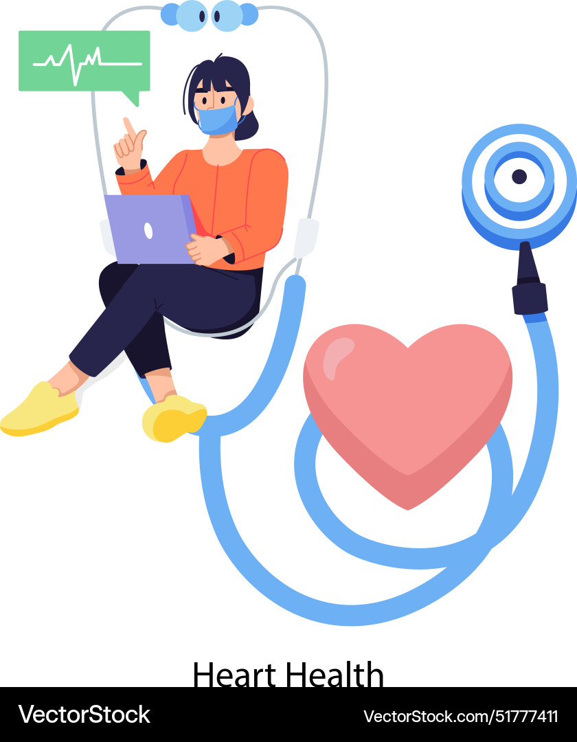 Heart health Royalty Free Vector Image - VectorStock