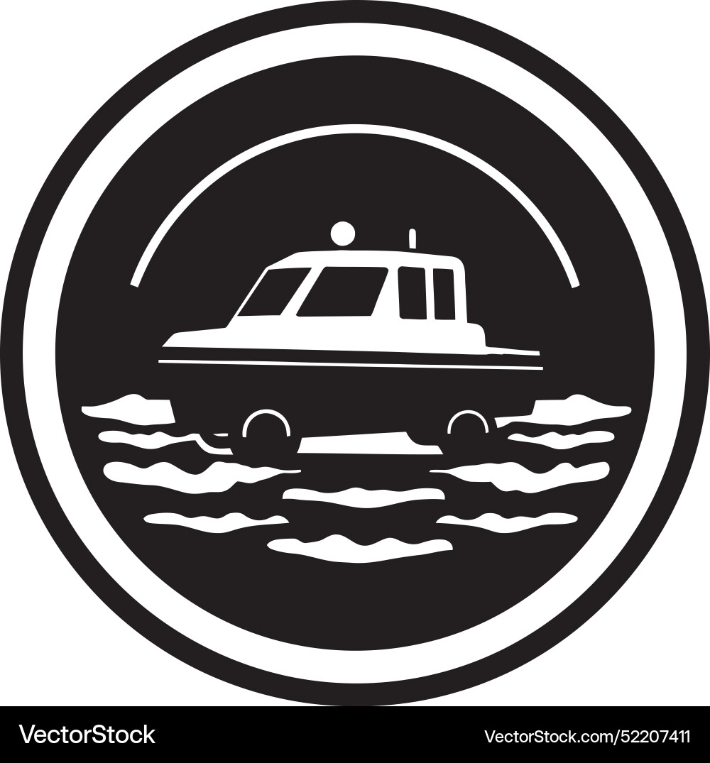 Hovercraft technology for disaster response the Vector Image