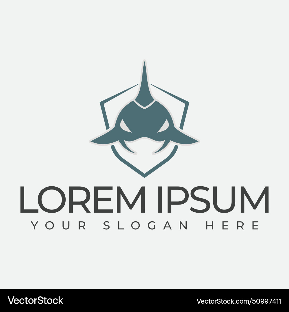 Killer whale logo Royalty Free Vector Image - VectorStock