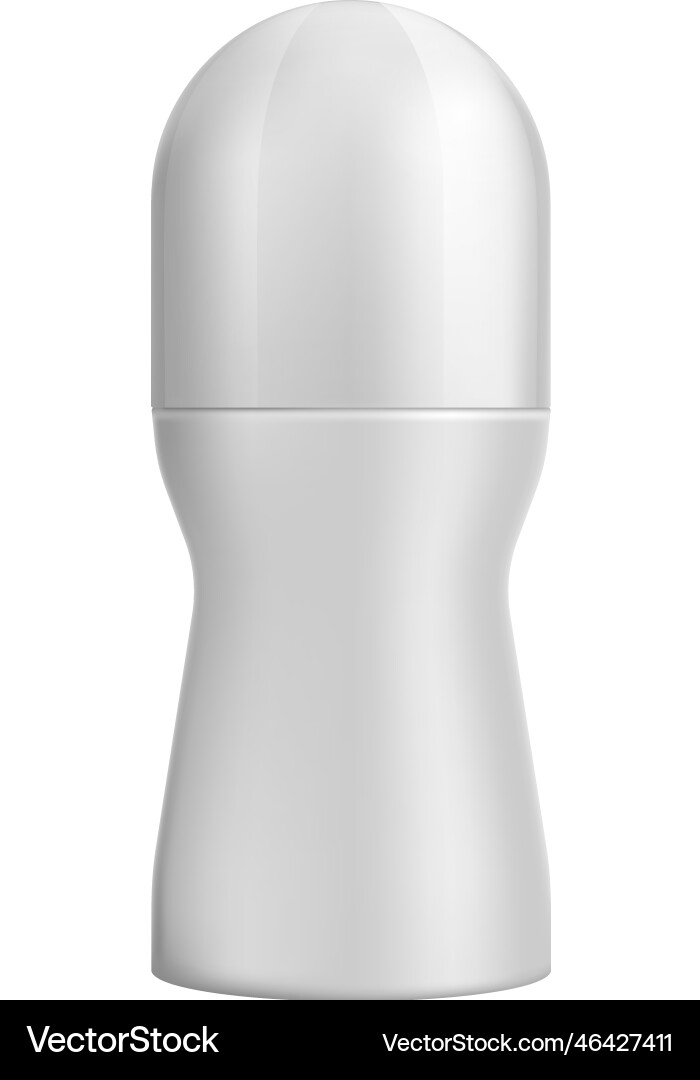 Realistic deodorant bottle Royalty Free Vector Image