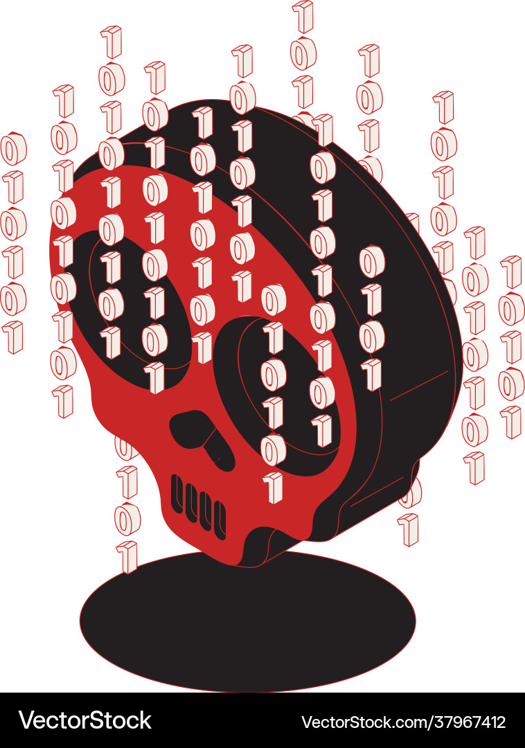 Cyber attack icon Royalty Free Vector Image - VectorStock