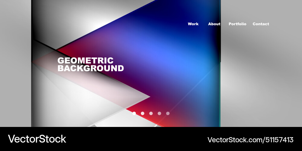 Geometric pattern with red white and blue Vector Image