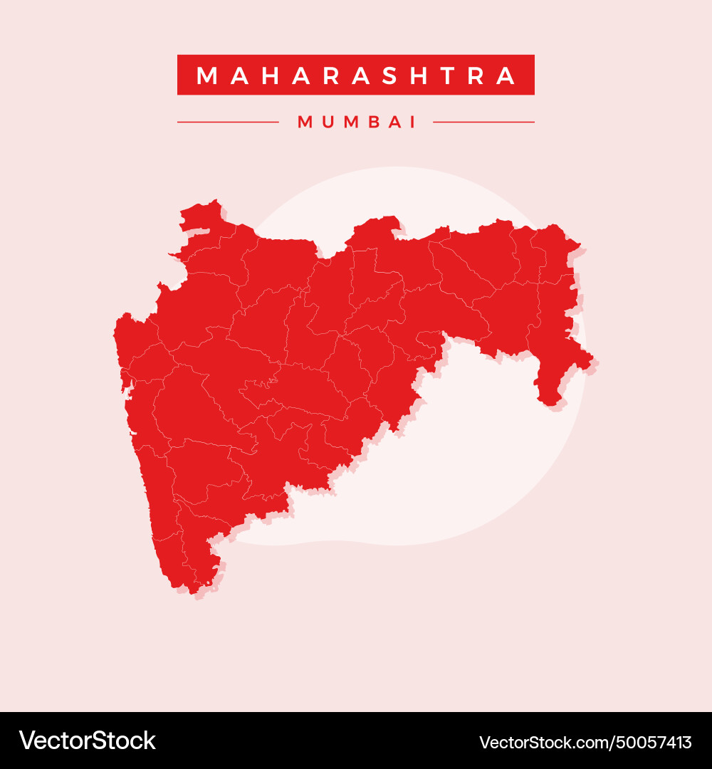 Maharashtra map (50057413) – Royalty-Free Vector | VectorStock