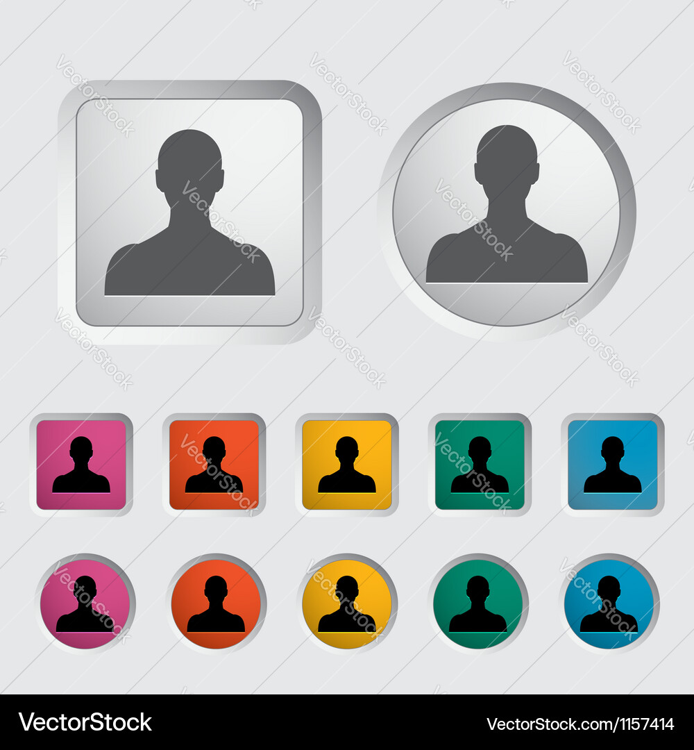 Single Person Icon Vector Images (over 28,000)