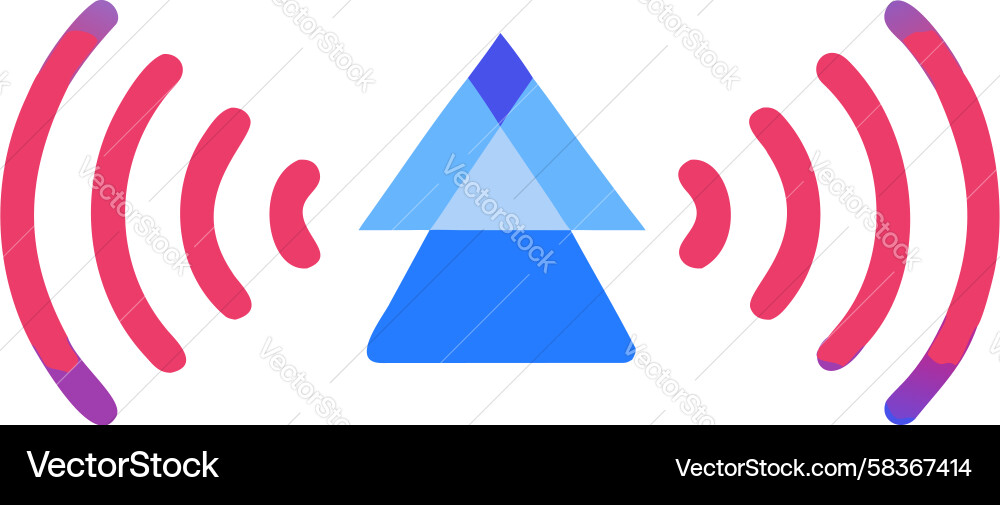 Sharp Geometric Form – Royalty-Free Vector | VectorStock