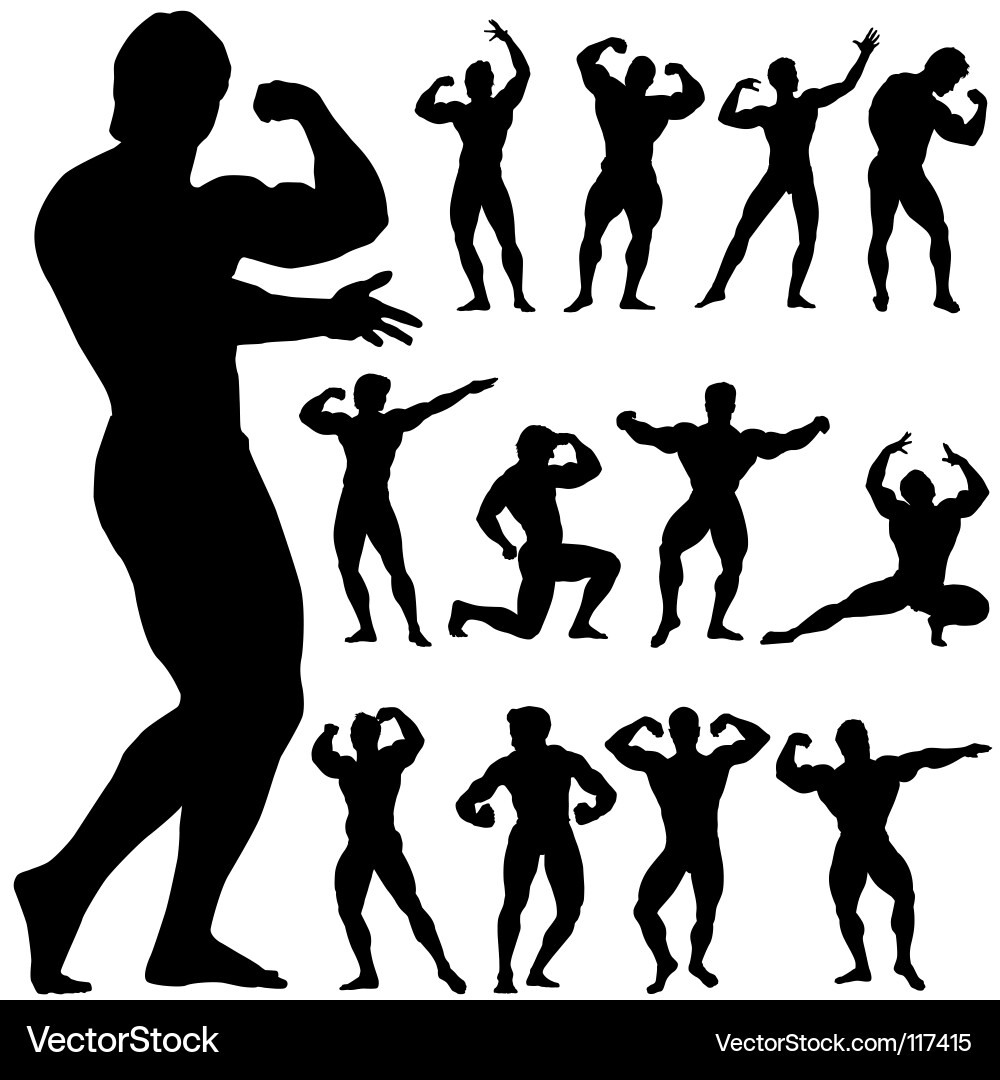Body building Royalty Free Vector Image - VectorStock