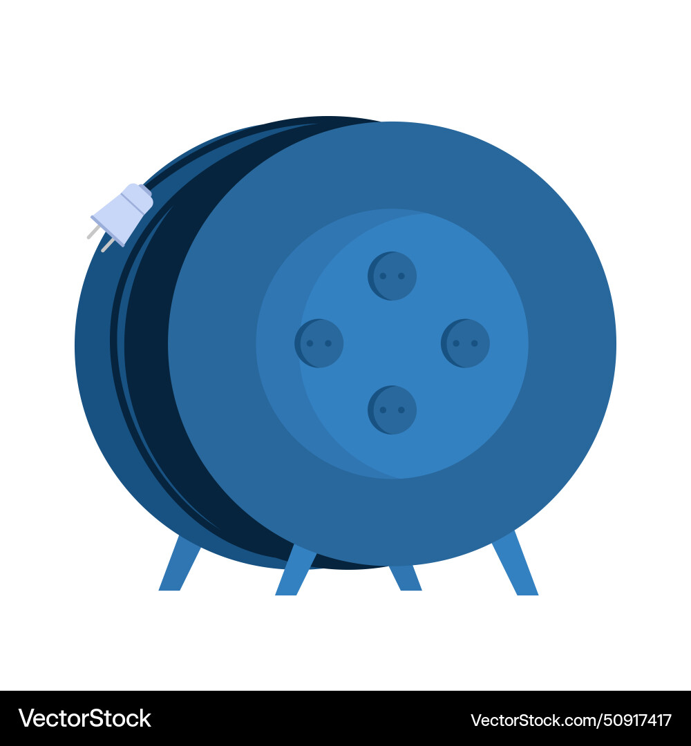 Electrical wire spool Royalty Free Vector Image