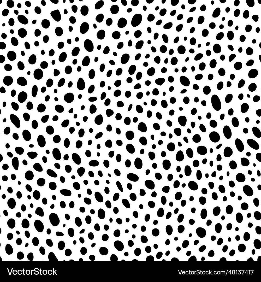 Hyena spots seamless pattern zebra print animal Vector Image