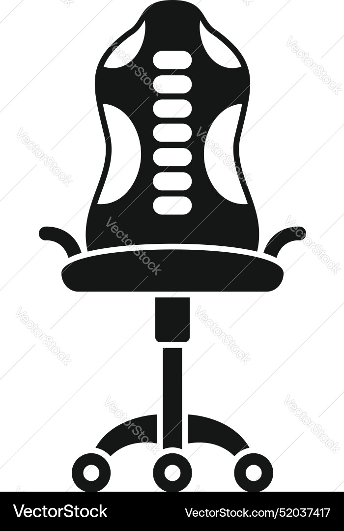 Modern ergonomic office chair with adjustable back