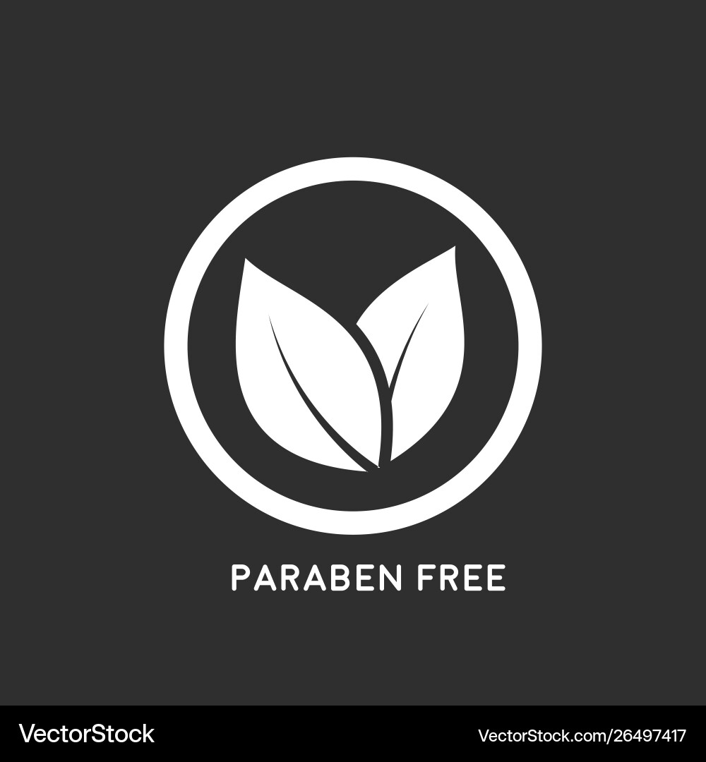 Paraben free icon Royalty Free Vector Image - VectorStock