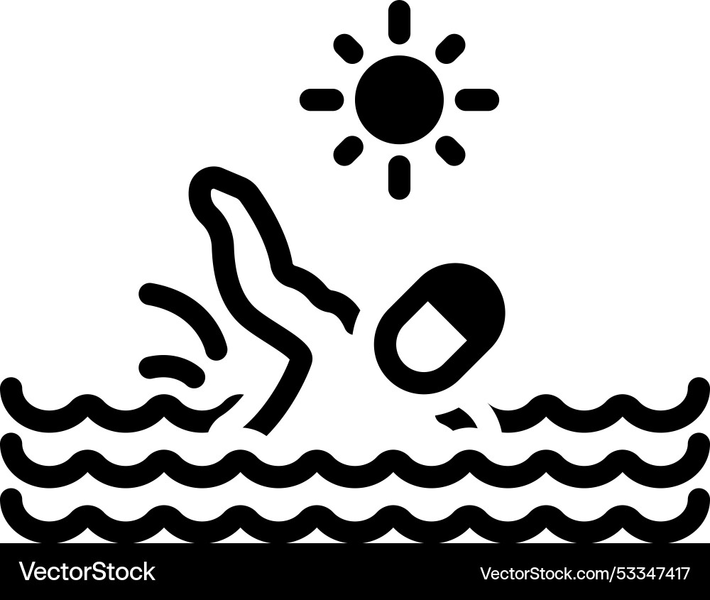 Swim Royalty Free Vector Image - VectorStock