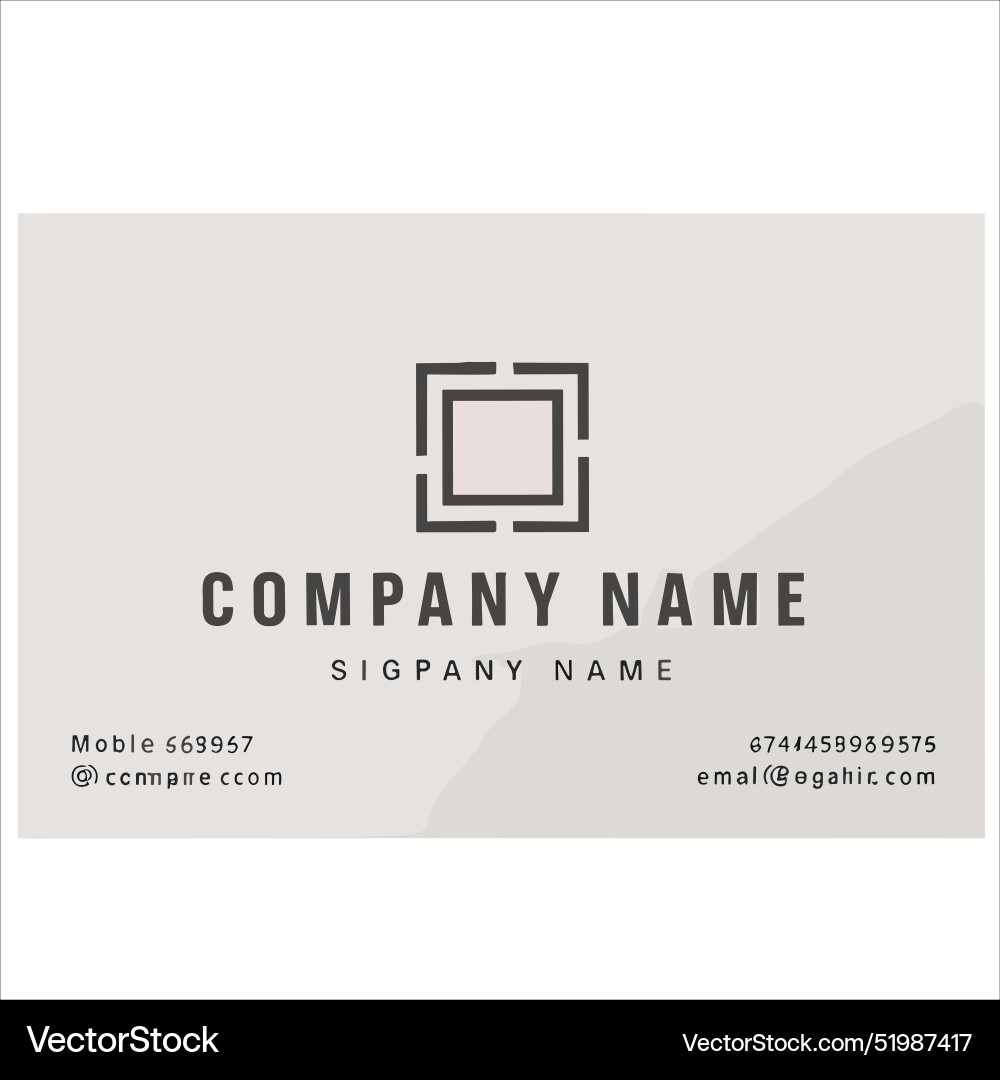 Visiting card Royalty Free Vector Image - VectorStock