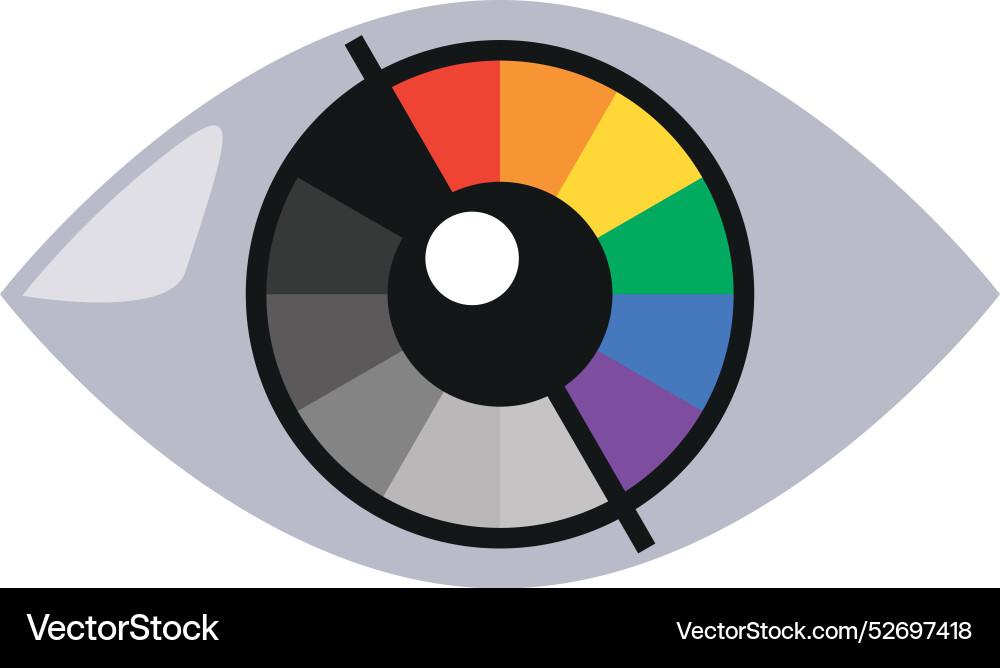 Color Blind Eye Symbol 4,100+ Blind Eye Stock Illustrations,