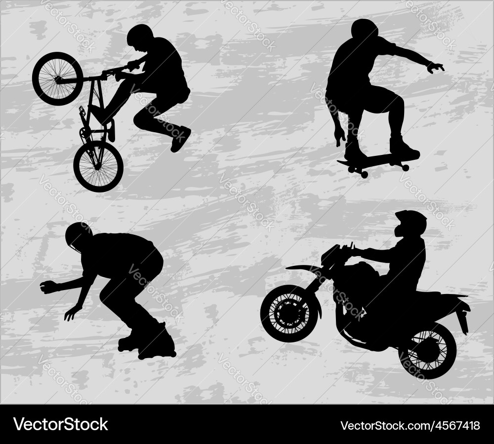 Extreme sports Royalty Free Vector Image - VectorStock