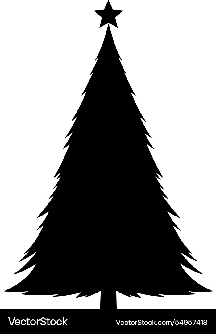 Fir tree Royalty Free Vector Image - VectorStock