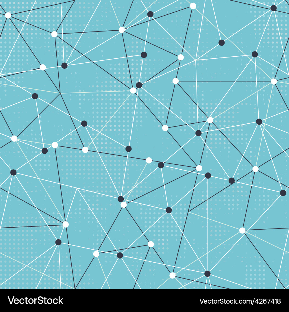 Tech triangle seamless pattern Royalty Free Vector Image