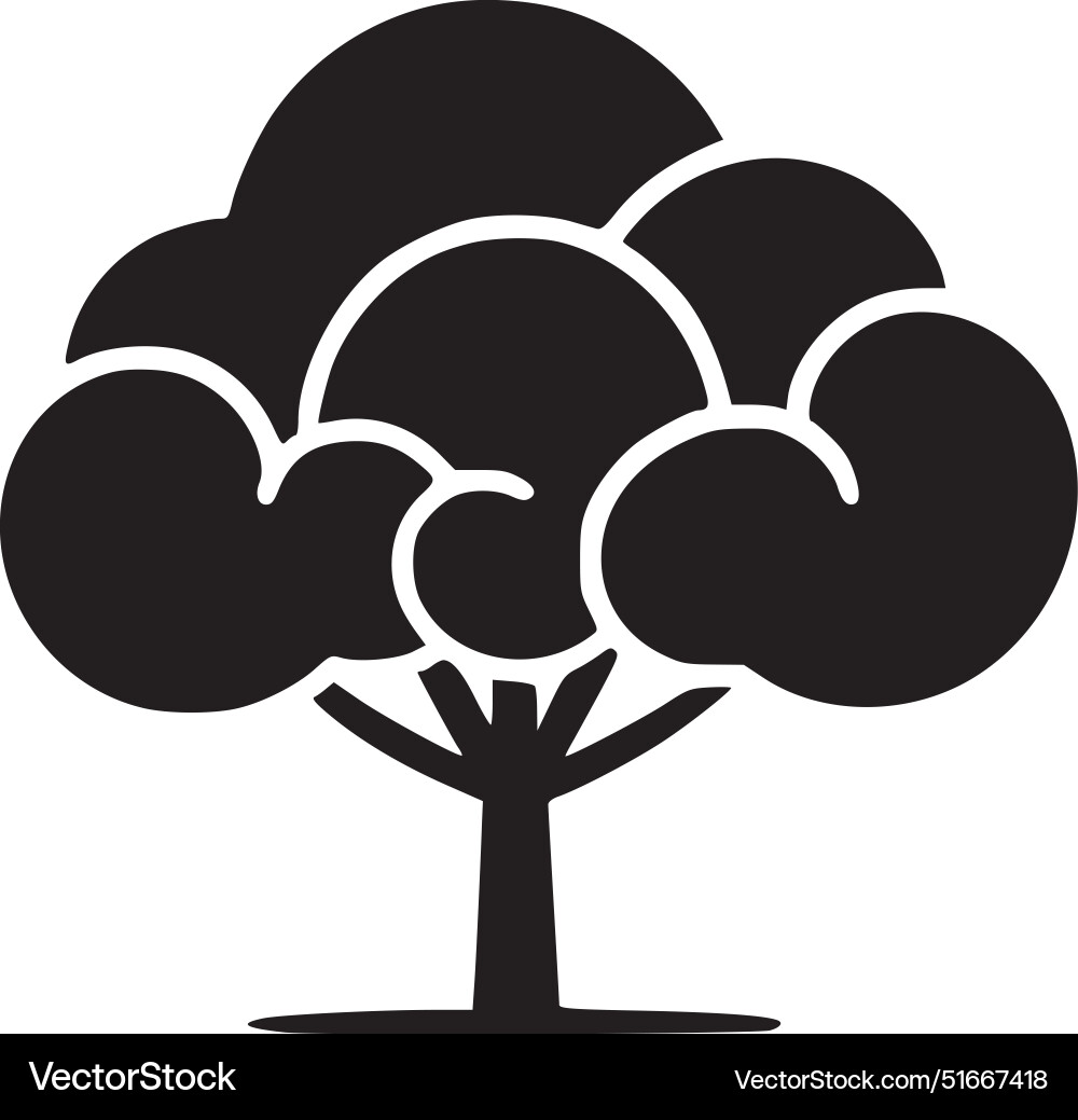 Tree - high quality logo ideal for t-shirt Vector Image