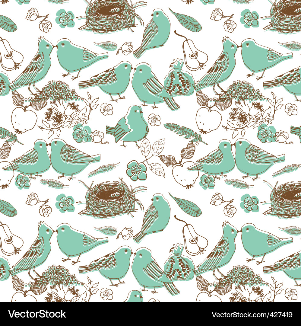 Birds background Royalty Free Vector Image - VectorStock