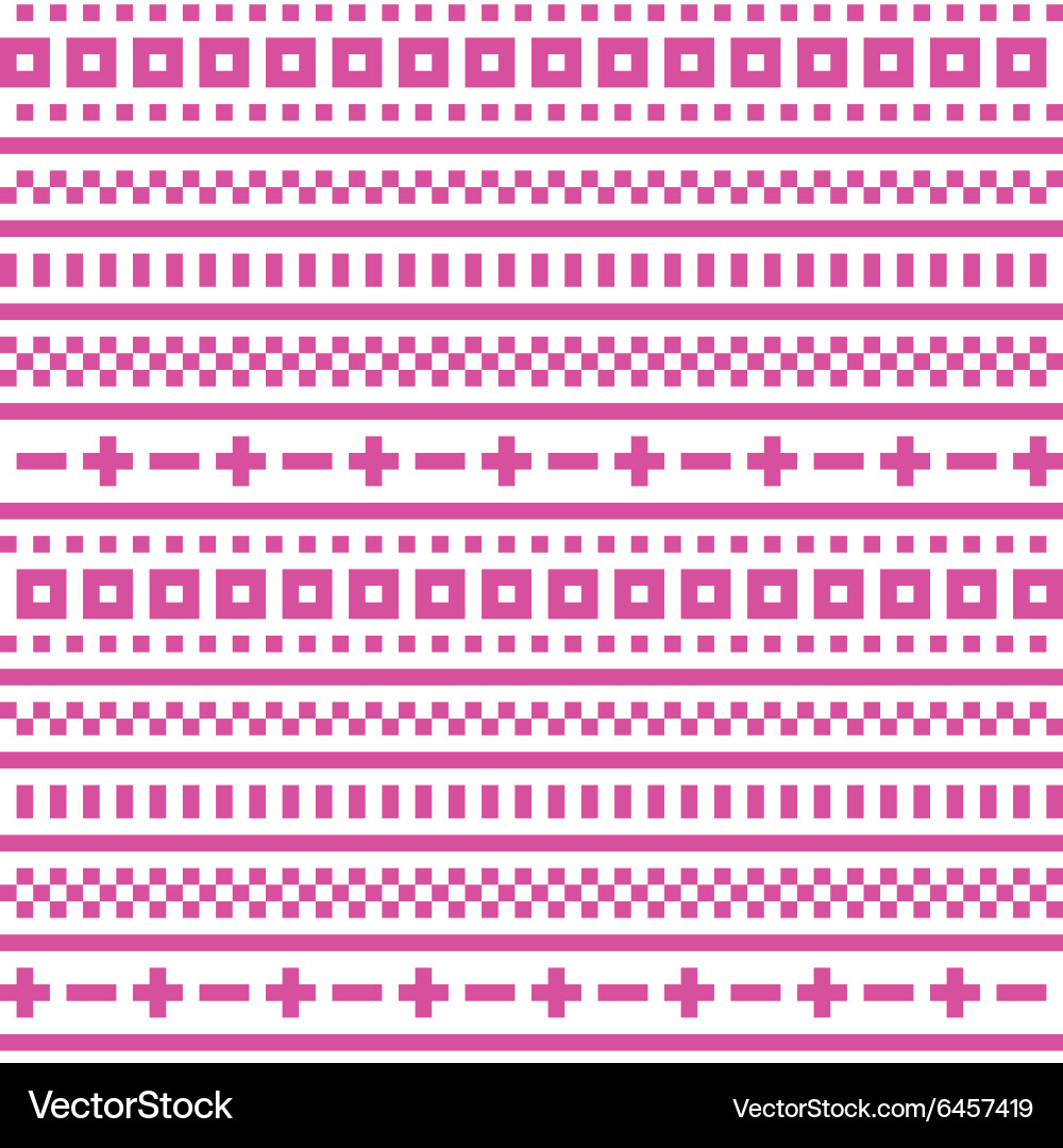 Cross stitch seamless pattern Royalty Free Vector Image