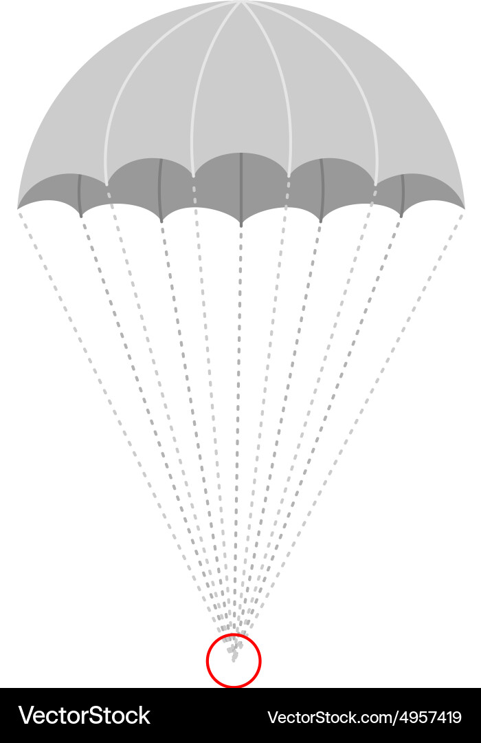 Parachute Royalty Free Vector Image - VectorStock