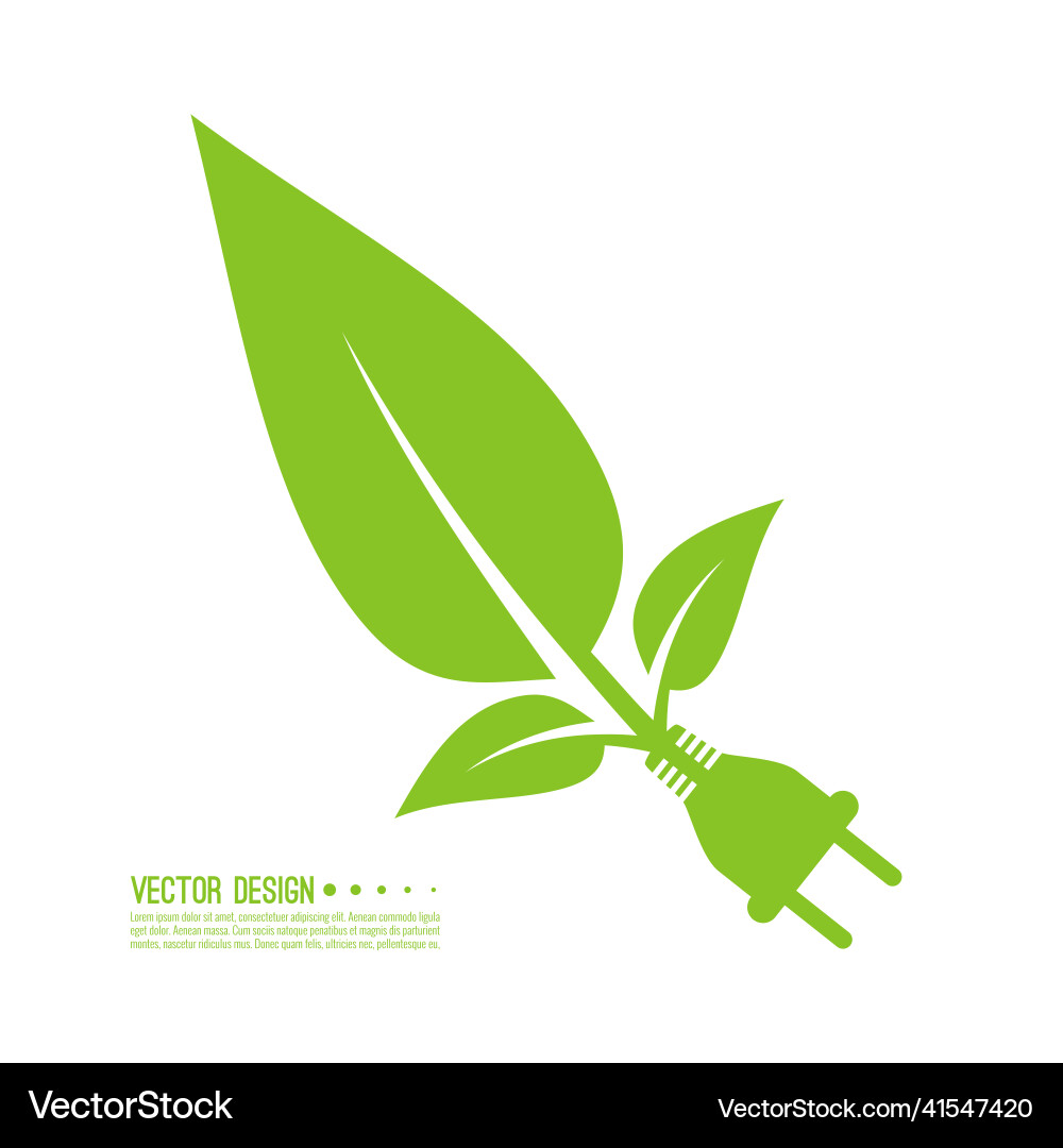 Background with electric plug Royalty Free Vector Image