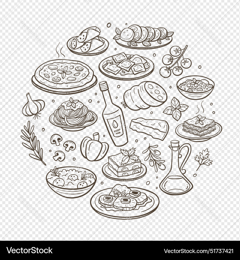 Tiramisu Doodle Vector Images (over 210)