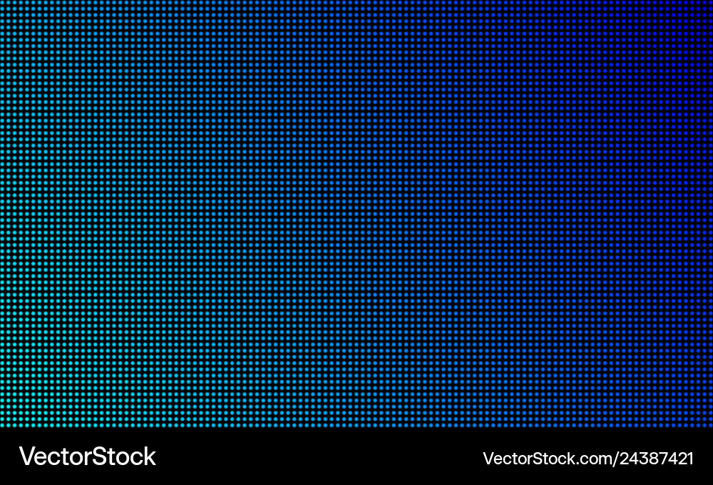 Led video wall screen texture background blue Vector Image
