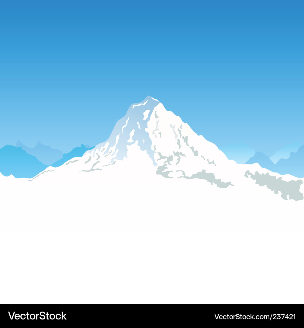 Mountain Royalty Free Vector Image - VectorStock