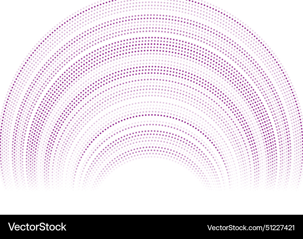 Violet round dotted lines abstract minimal tech Vector Image