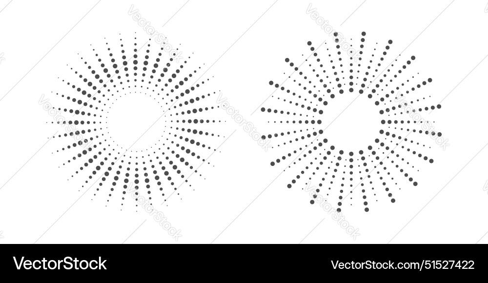 Dotted frames template Royalty Free Vector Image