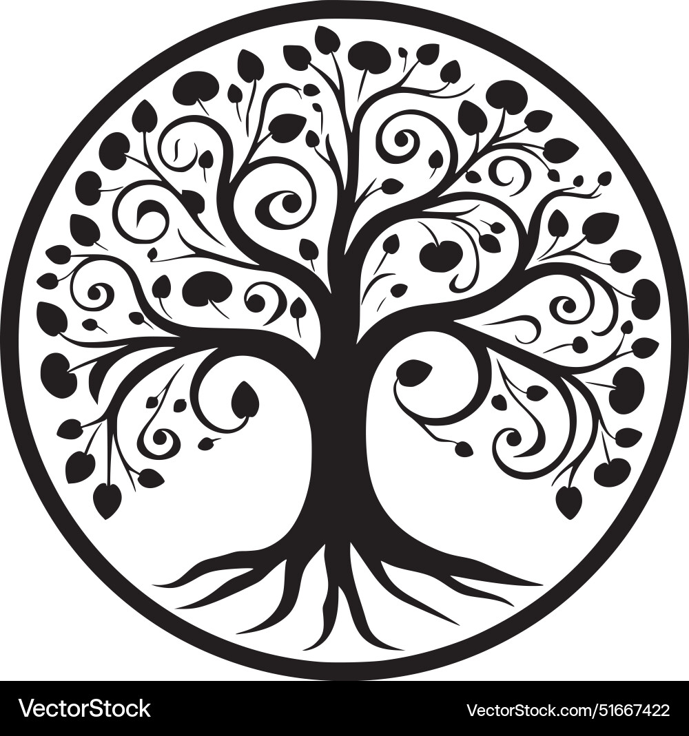Tree - high quality logo ideal for t-shirt Vector Image
