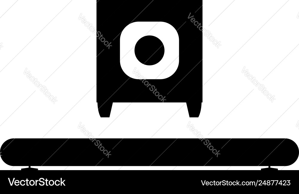 Soundbar Royalty Free Vector Image - VectorStock
