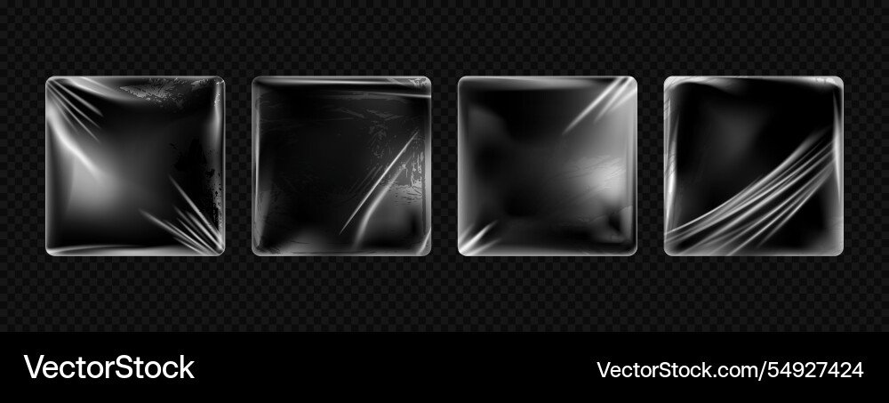 Plastic texture vinyl cover polyethylene Vector Image