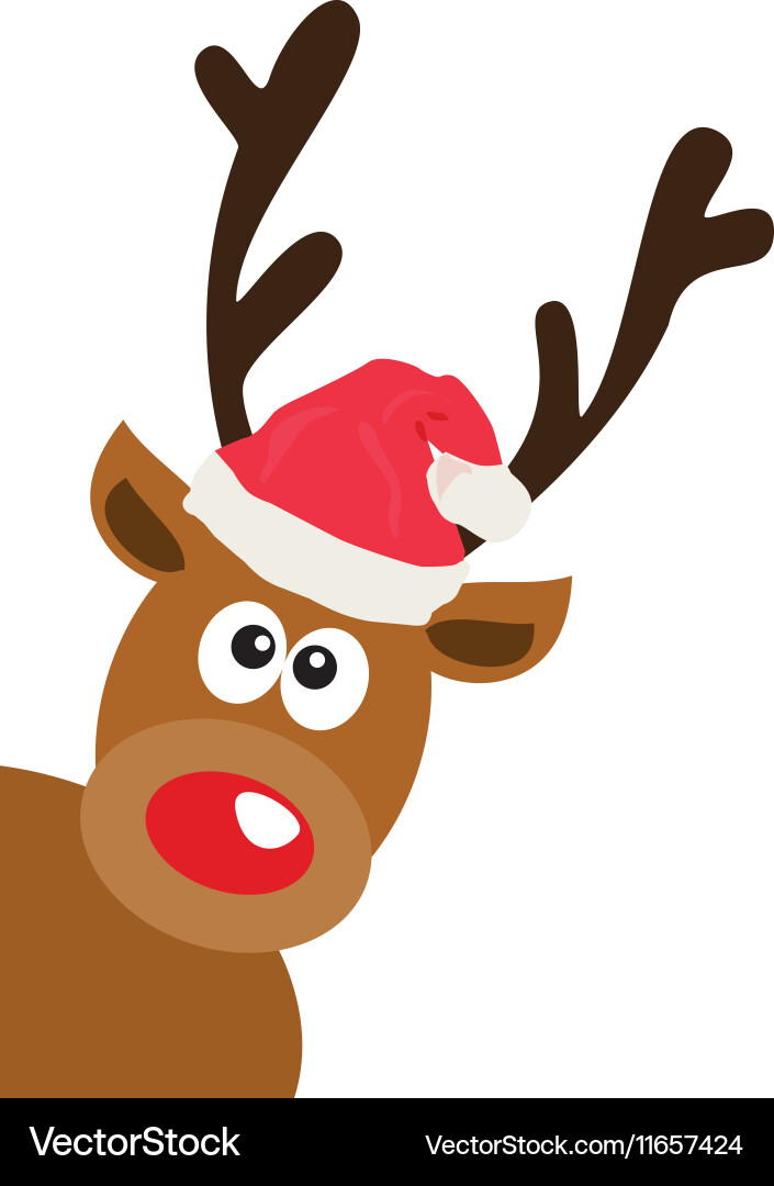 Red nose Royalty Free Vector Image - VectorStock