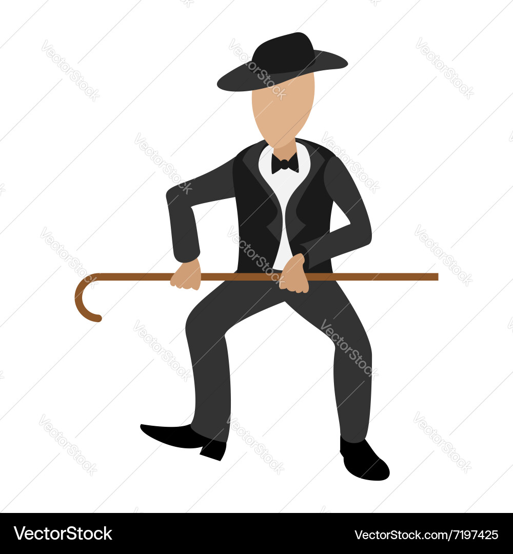 Tap dancer cartoon Royalty Free Vector Image - VectorStock