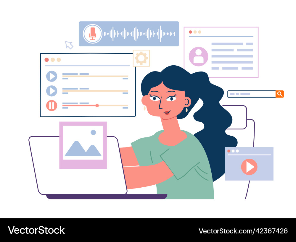 Freelance work Royalty Free Vector Image - VectorStock