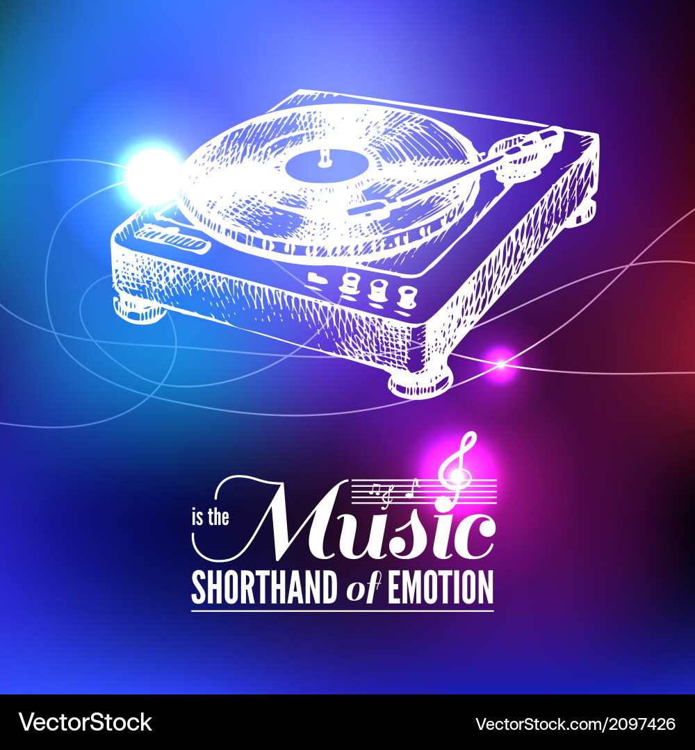 Music background Royalty Free Vector Image - VectorStock