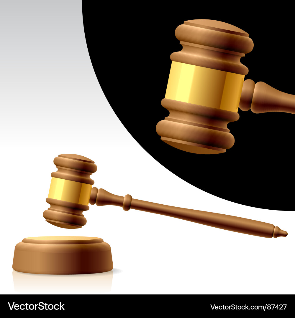 Gavel Royalty Free Vector Image - VectorStock