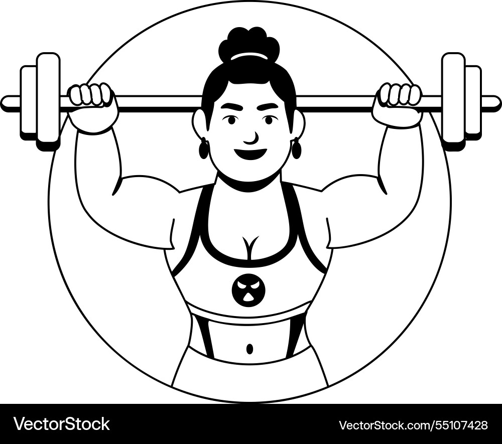 Strong woman Royalty Free Vector Image - VectorStock