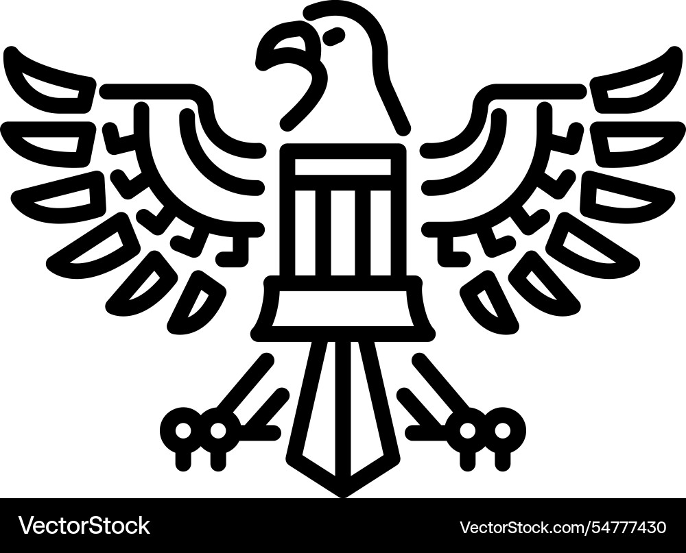Aquila eagle Royalty Free Vector Image - VectorStock